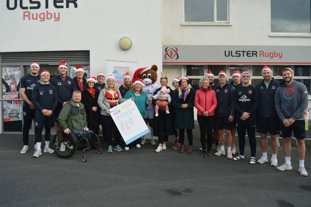 The Northern Ireland Daily Mile Santa Run gets moving with Ulster Rugby ...