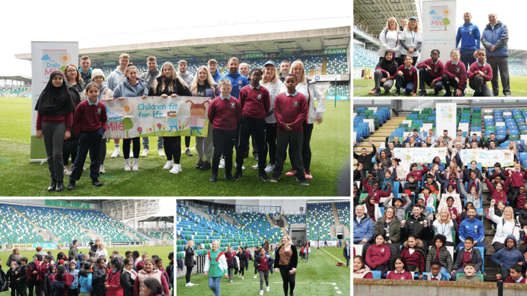 Stranmillis celebrates World Daily Mile Day with Fane Street PS at ...